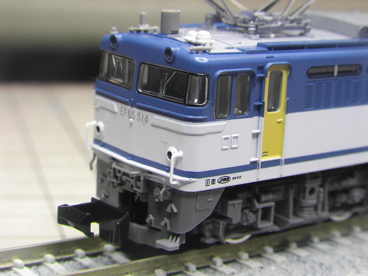当工場では少数派？ (tomix EF65形500番代 F形・JR貨物更新車 入線): T．O．重工の鉄道模型作成日誌